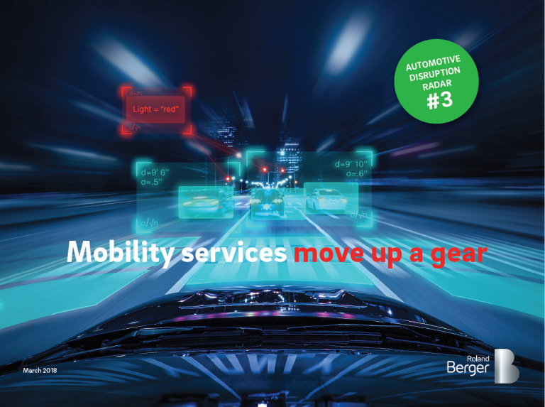 New mobility services and autonomous driving: Where's the car industry ...