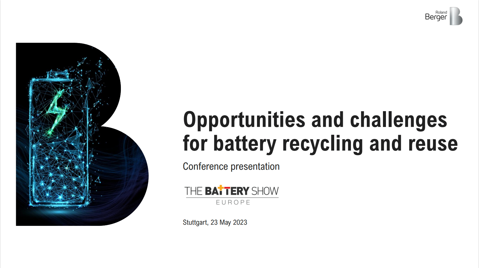 Battery Show Europe 2023: Opportunities and challenges for battery ...